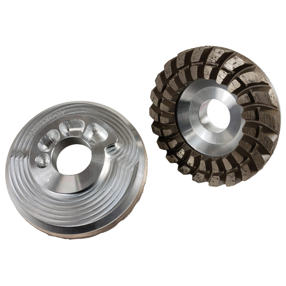 SL3® 3 Inch Cup Wheel – Medium Grit **IMPROVED** – NSI Solutions